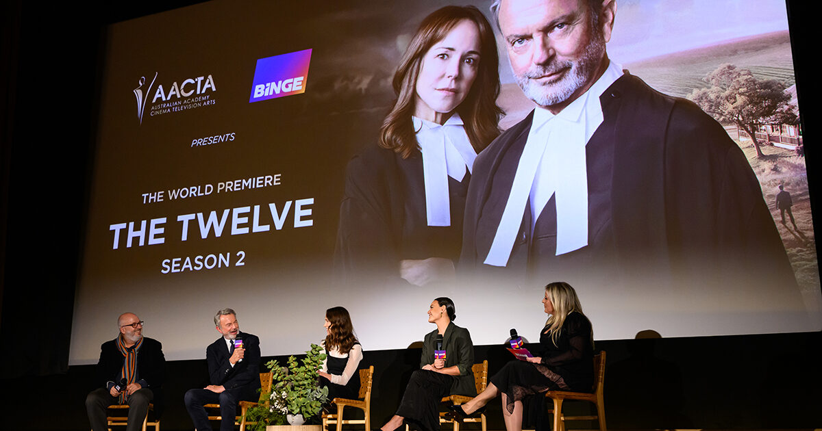 Sam Neill and Frances O'Connor attend world premiere… | Foxtel Group